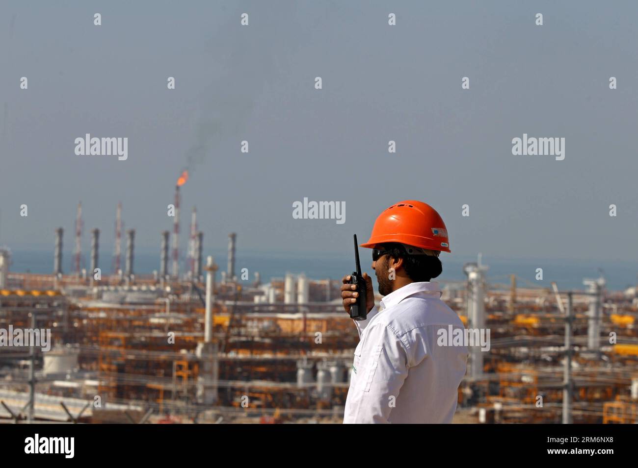 North dome gas condensate field hi-res stock photography and images - Alamy