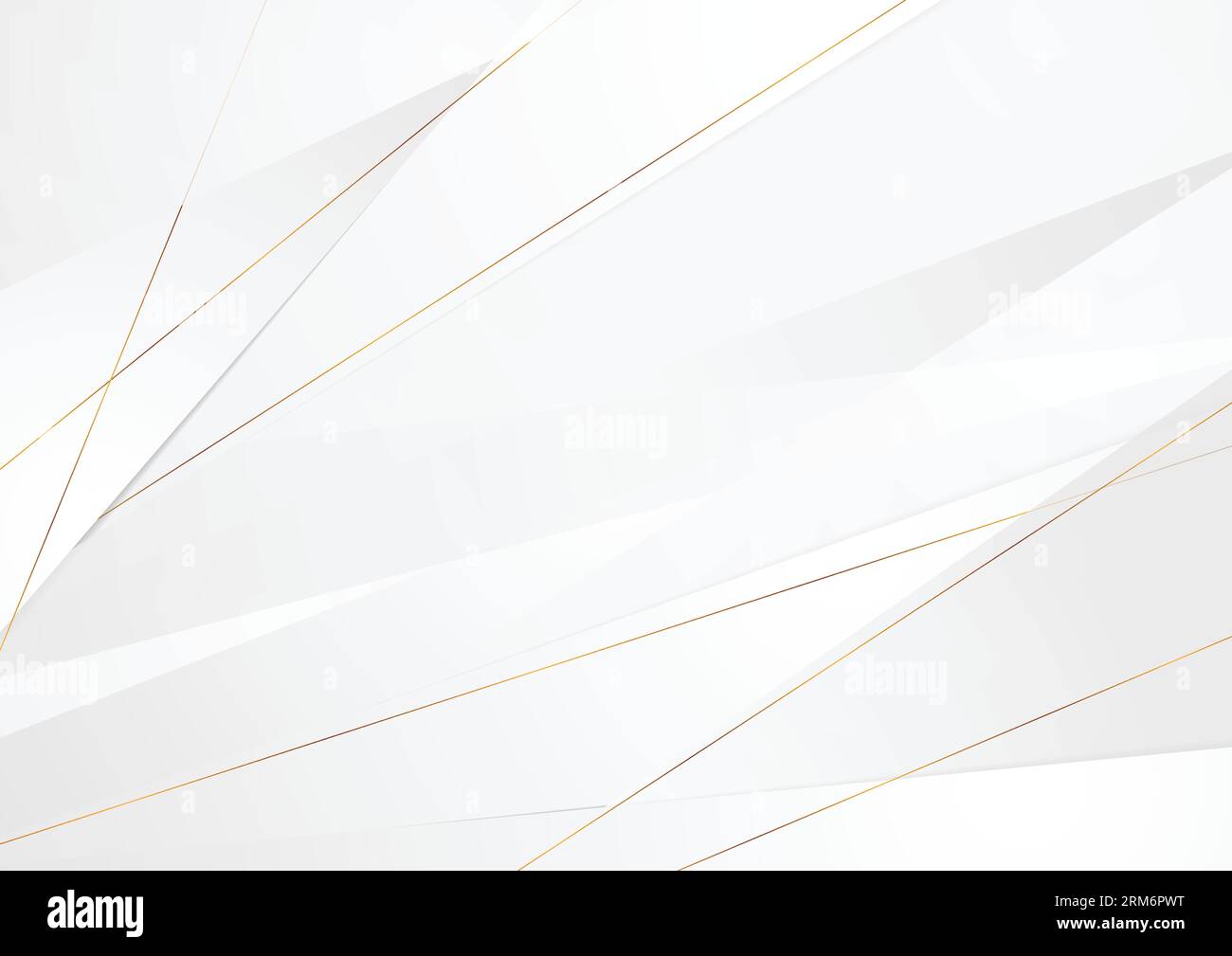 Grey corporate abstract background with golden lines. Vector design ...