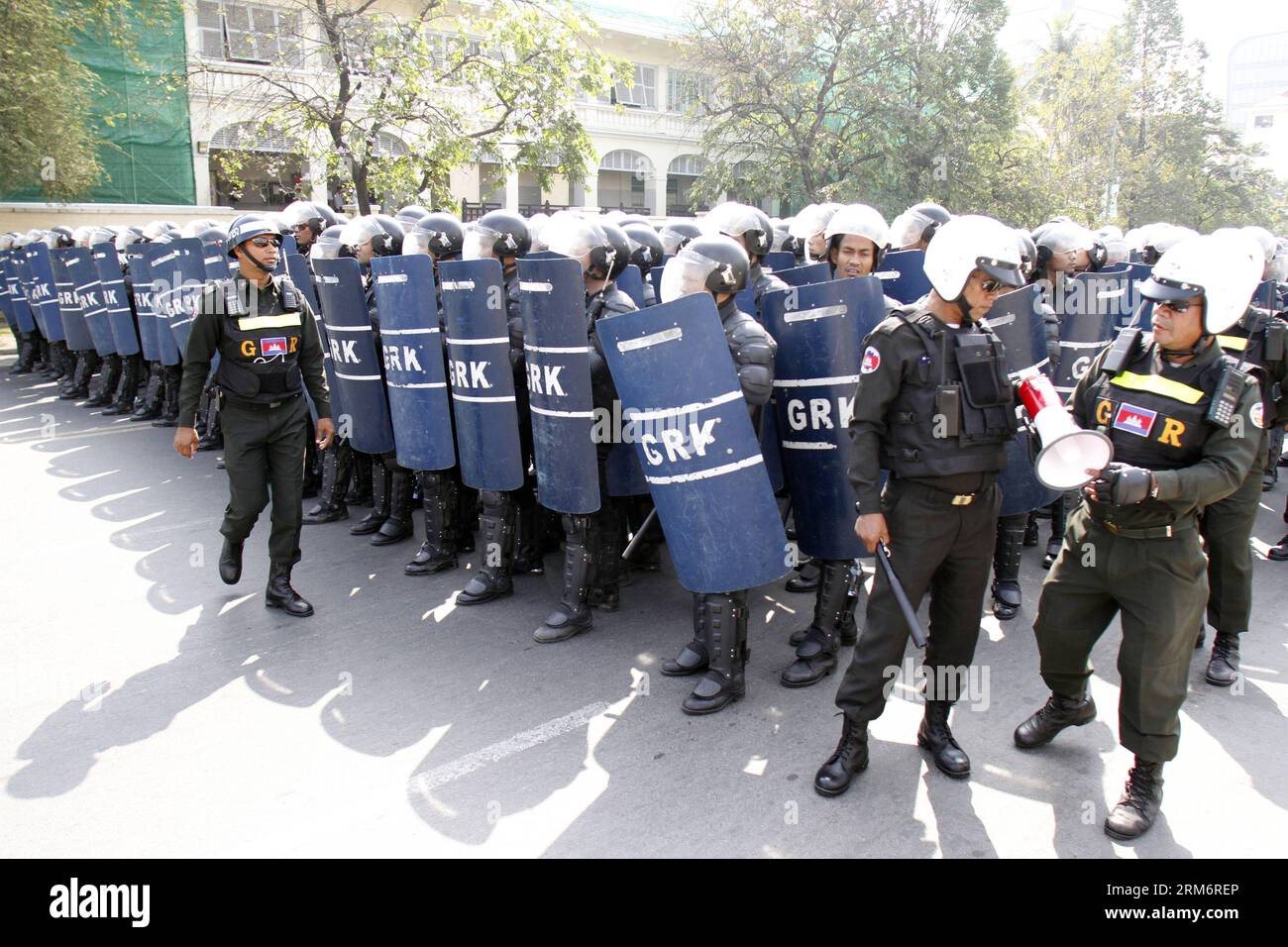 Cambodian national police hi-res stock photography and images - Alamy
