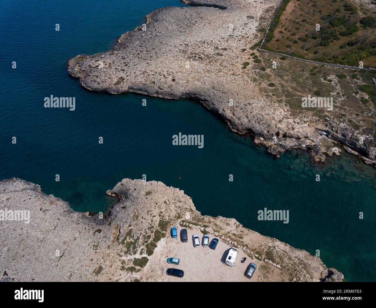 Aerial panorama monopoli adriatic coast hi-res stock photography and ...