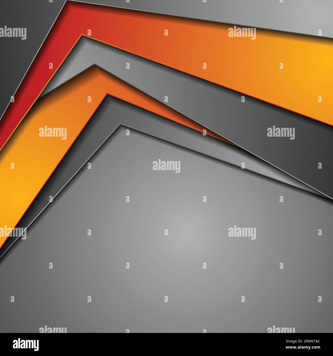Abstract tech material orange and grey background. Corporate vector ...