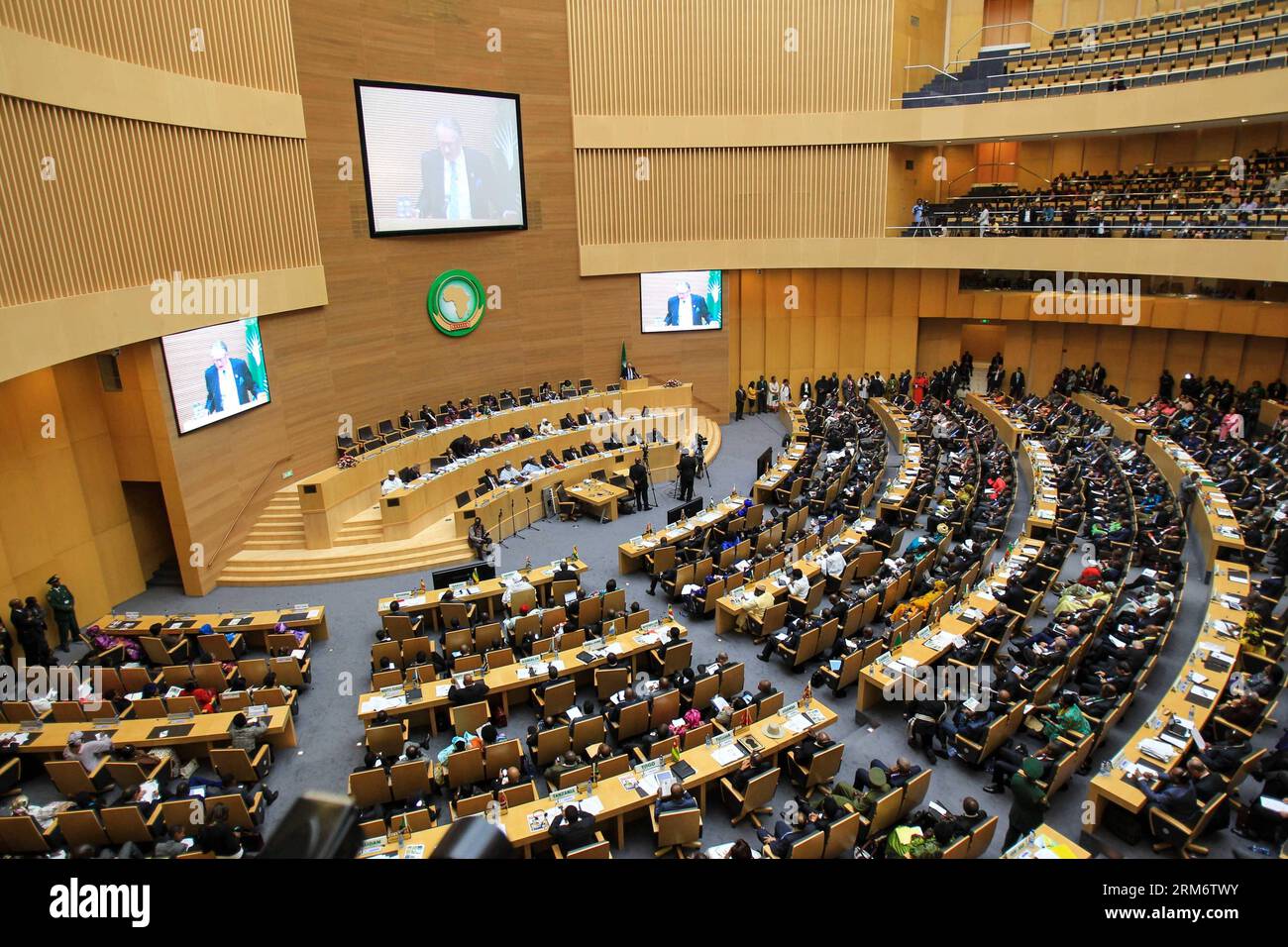 (140130) -- ADDIS ABABA, Jan. 30, 2014 (Xinhua) -- The opening ceremony ...