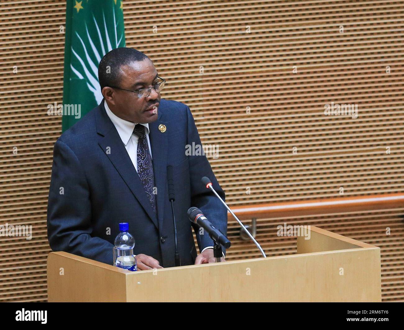 (140130) -- ADDIS ABABA, Jan. 30, 2014 (Xinhua) -- Ethiopian Prime ...