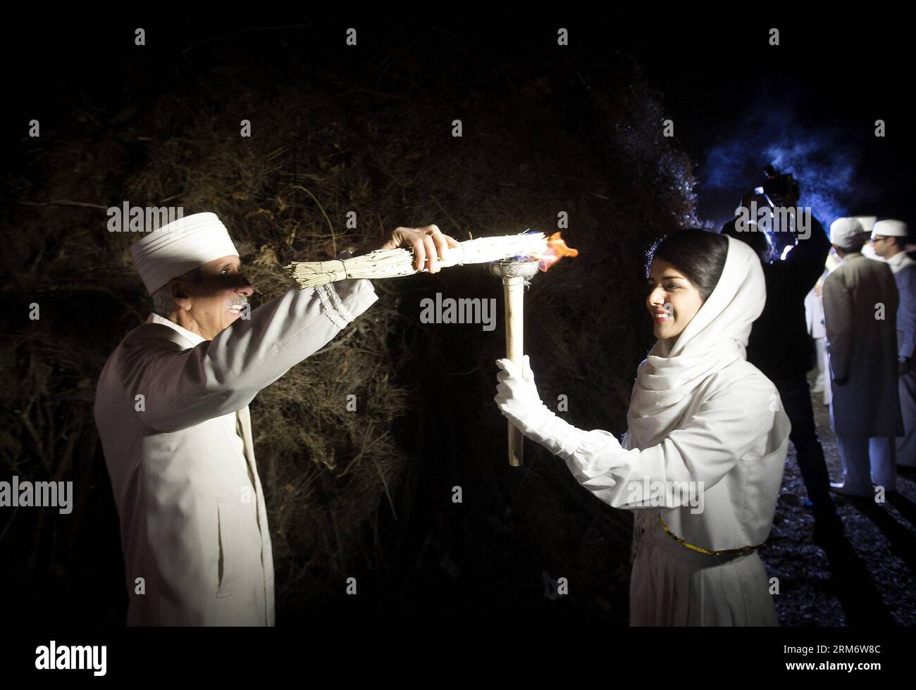 Zoroastrian sadeh festival hi-res stock photography and images - Alamy