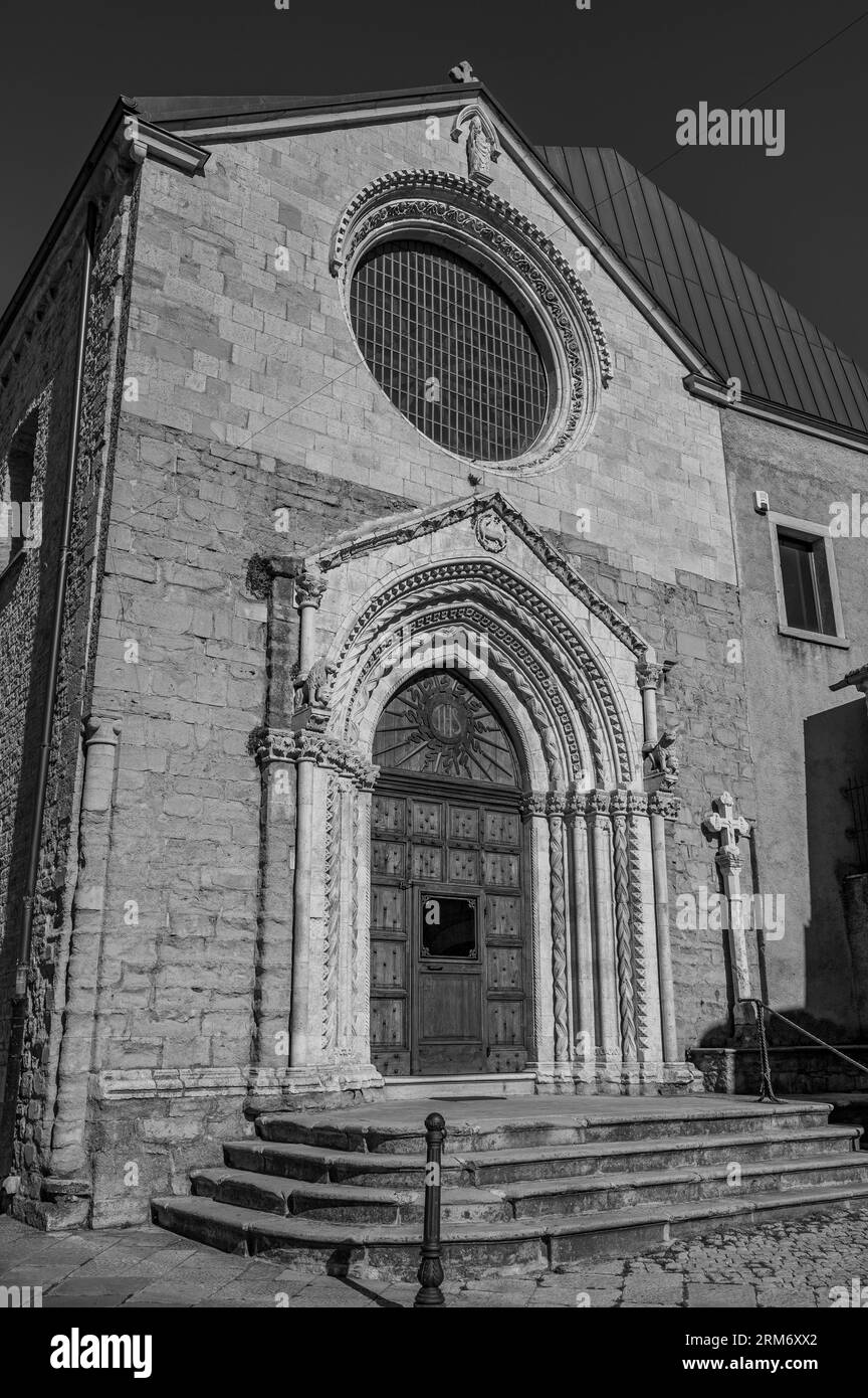 The Church of Sant'Emidio in Agnone is a splendid testimony of the ...