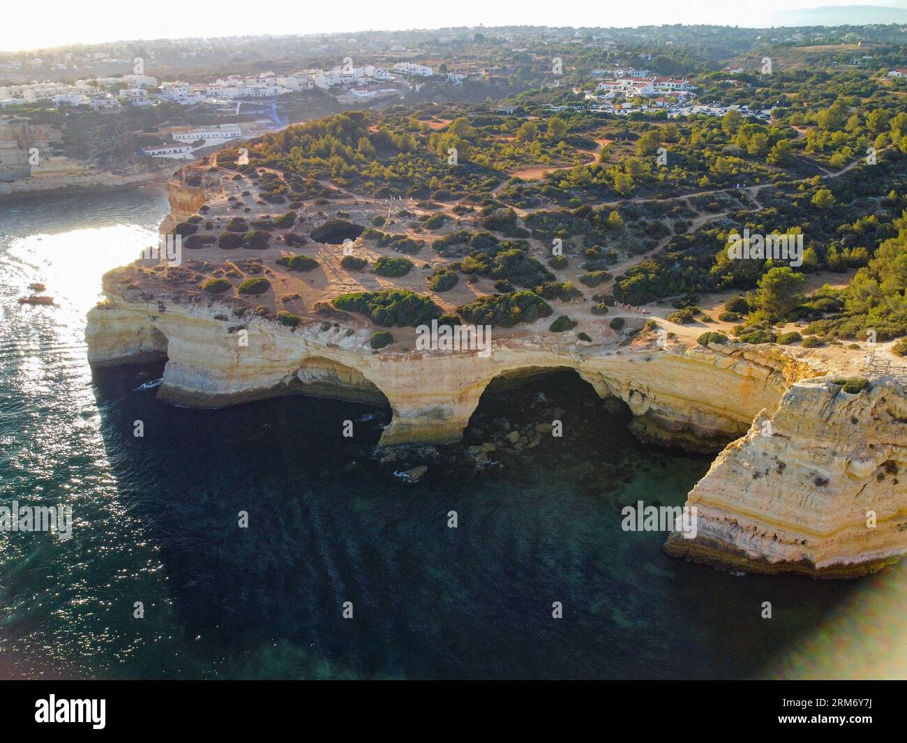 Praia Da Marinha Stock Photo - Alamy