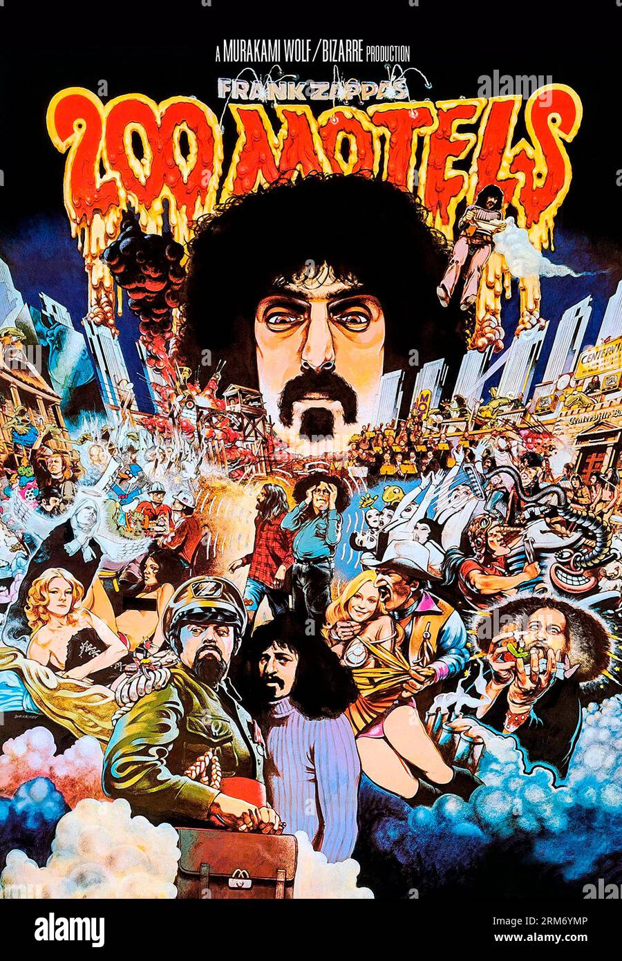 200 MOTELS (1971), directed by FRANK ZAPPA and TONY PALMER. Credit ...