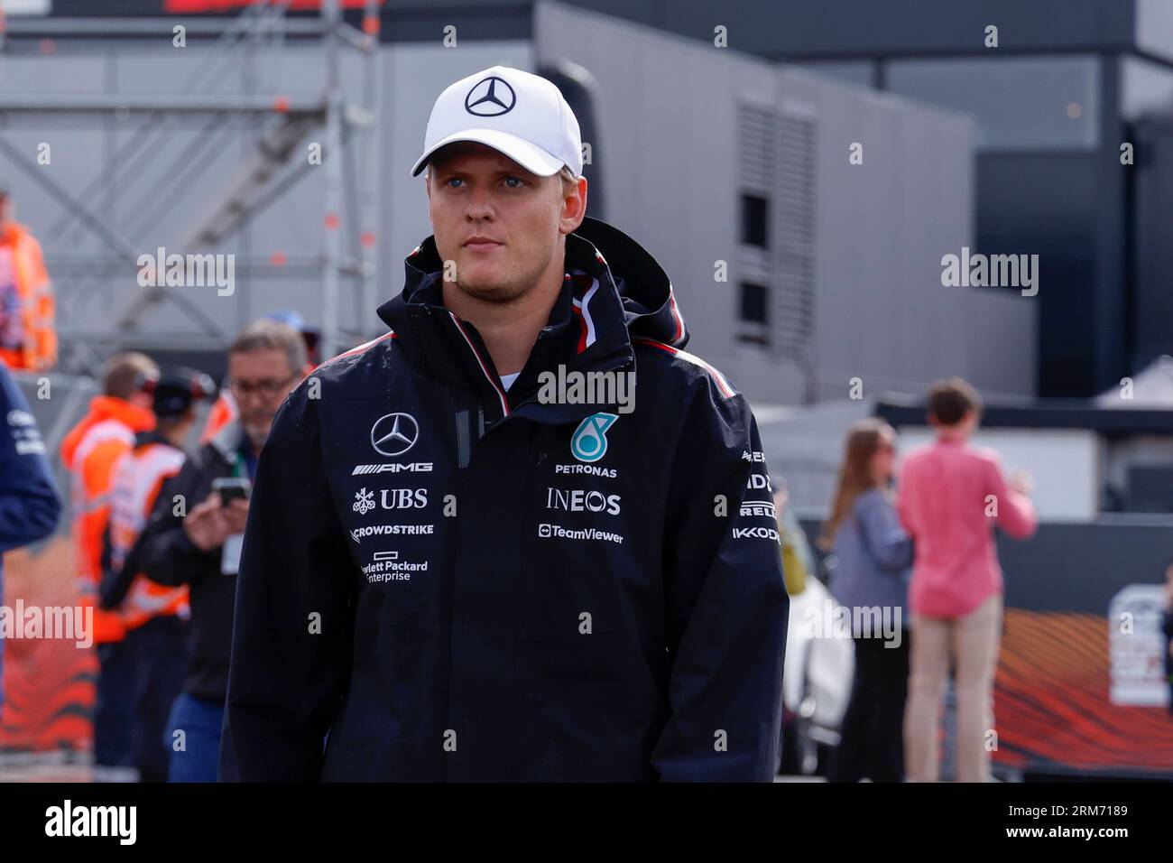 ZANDVOORT, NETHERLANDS - AUGUST 26: Reserve driver Mick Schumacher of ...