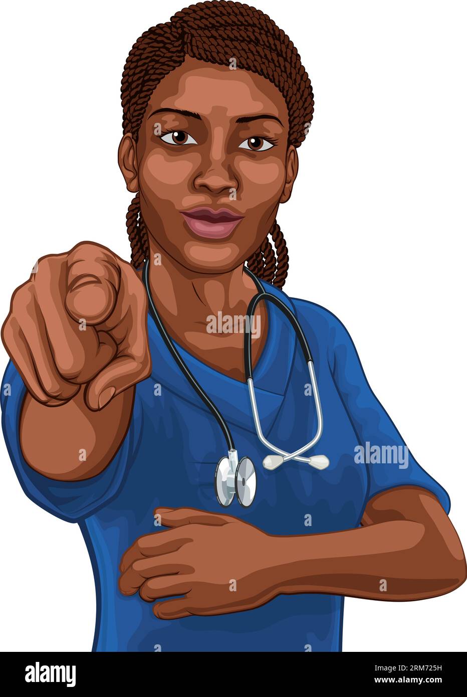 Black Woman Medical Doctor Nurse Pointing Stock Vector Image & Art - Alamy Black Woman Medical Doctor Nurse Pointing Stock Vector Image & Art - Alamy