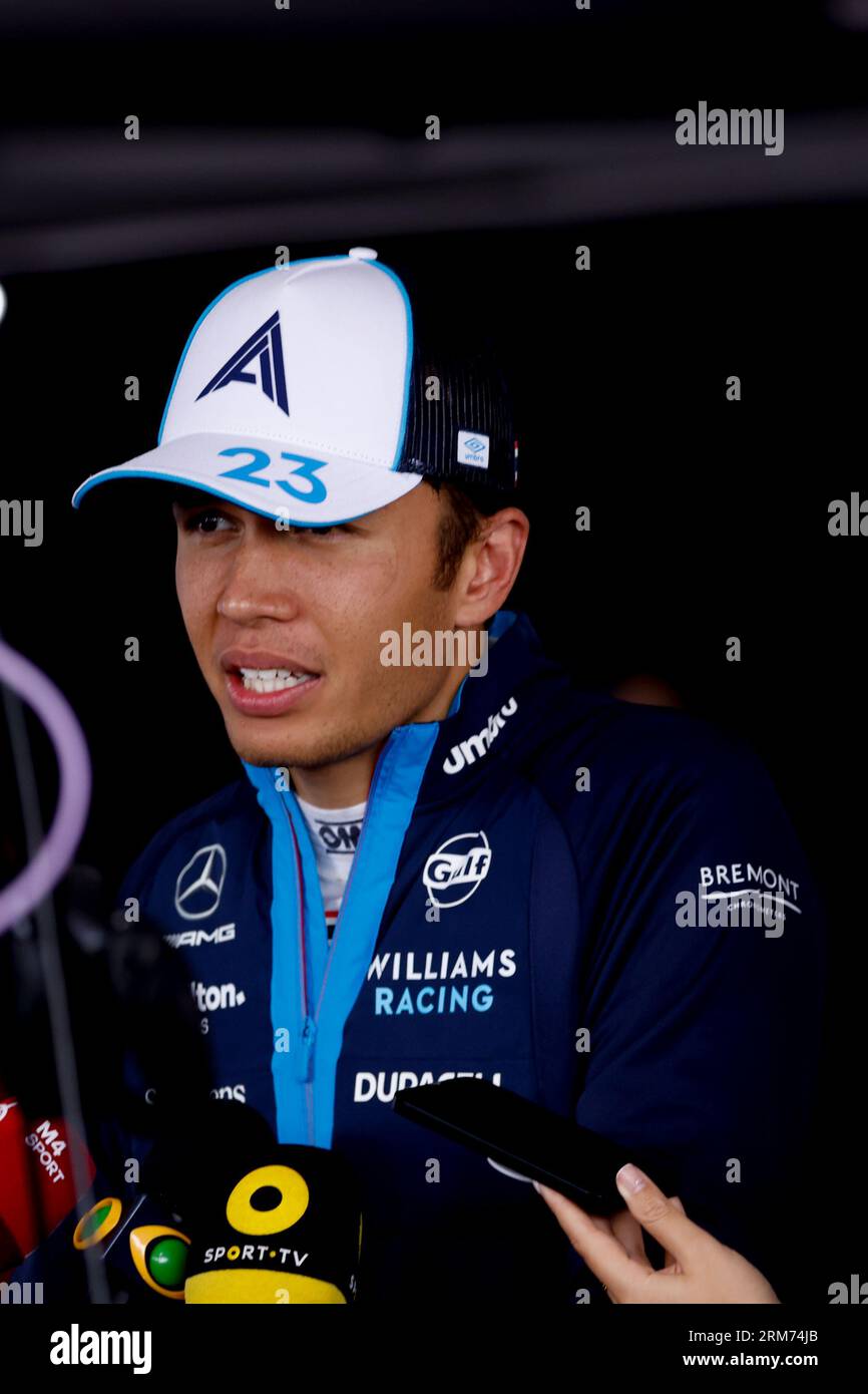 ZANDVOORT, NETHERLANDS - AUGUST 26: Alexander Albon of Williams Racing ...