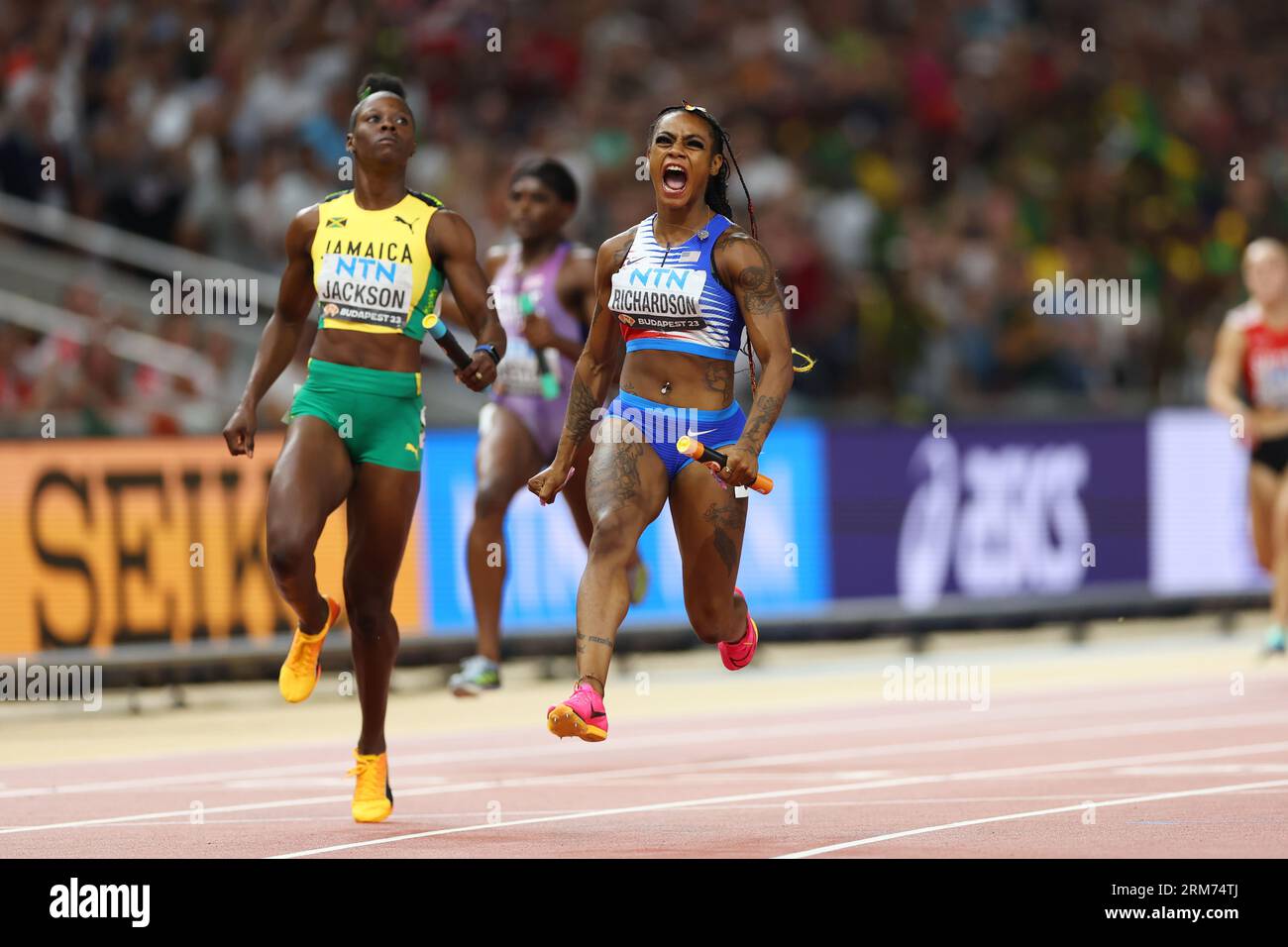 Shacarri richardson budapest 2023 hi-res stock photography and images ...