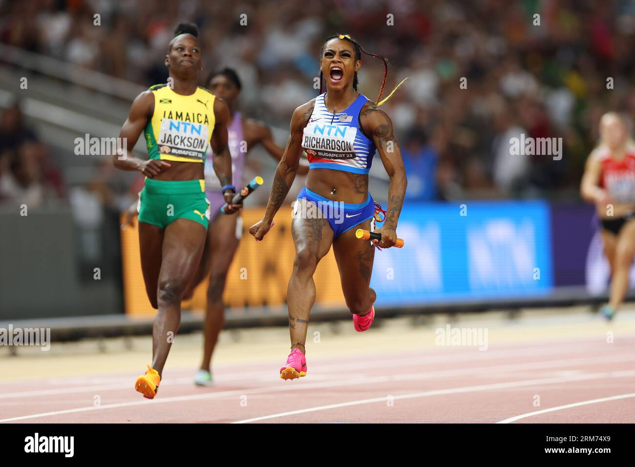 Shacarri richardson budapest 2023 hi-res stock photography and images ...