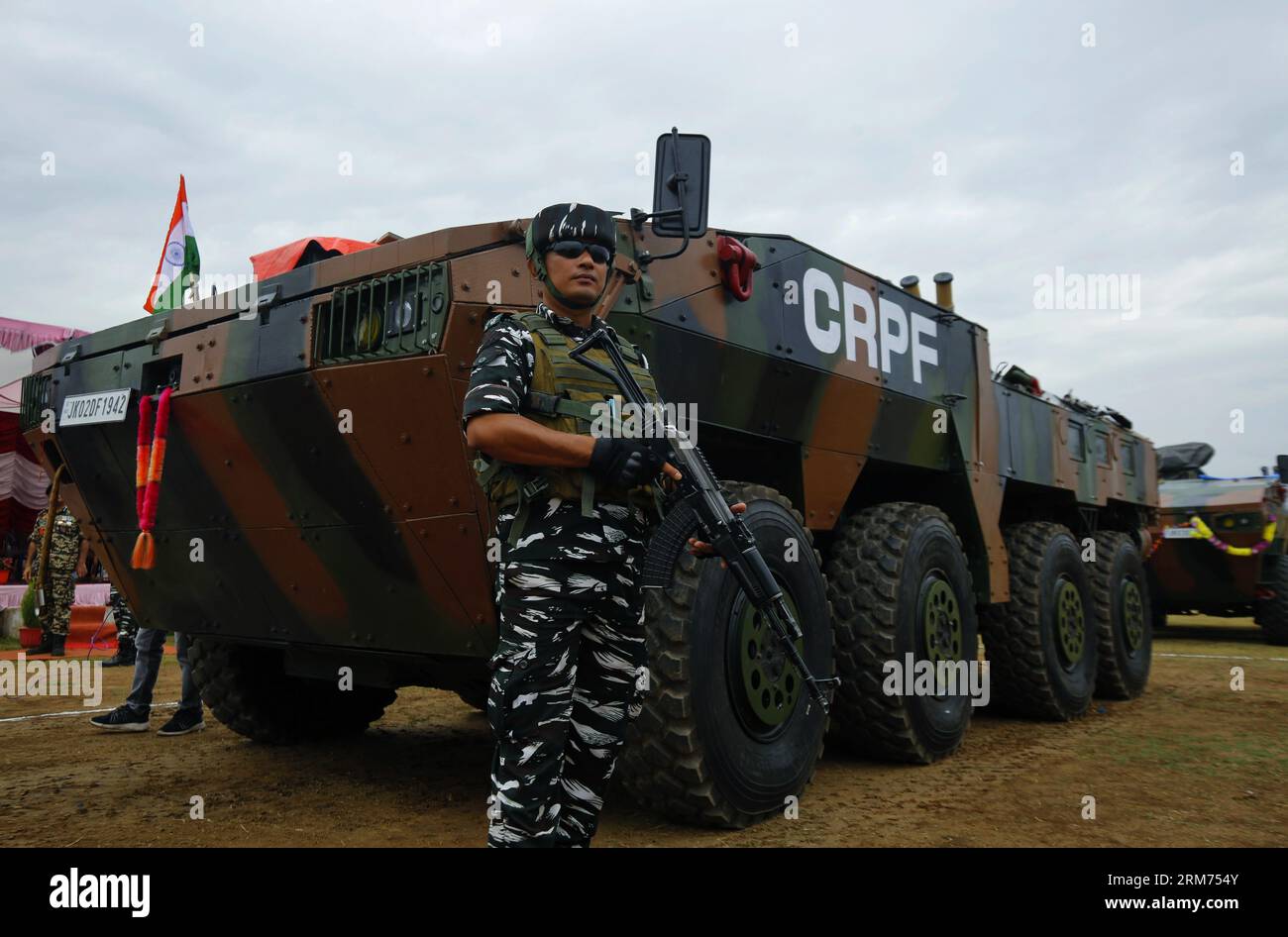 Srinagar Kashmir, India. 26th Aug, 2023. An Indian paramilitary Central ...