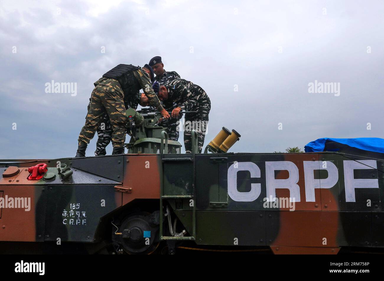 Srinagar Kashmir, India. 26th Aug, 2023. Indian paramilitary Central ...