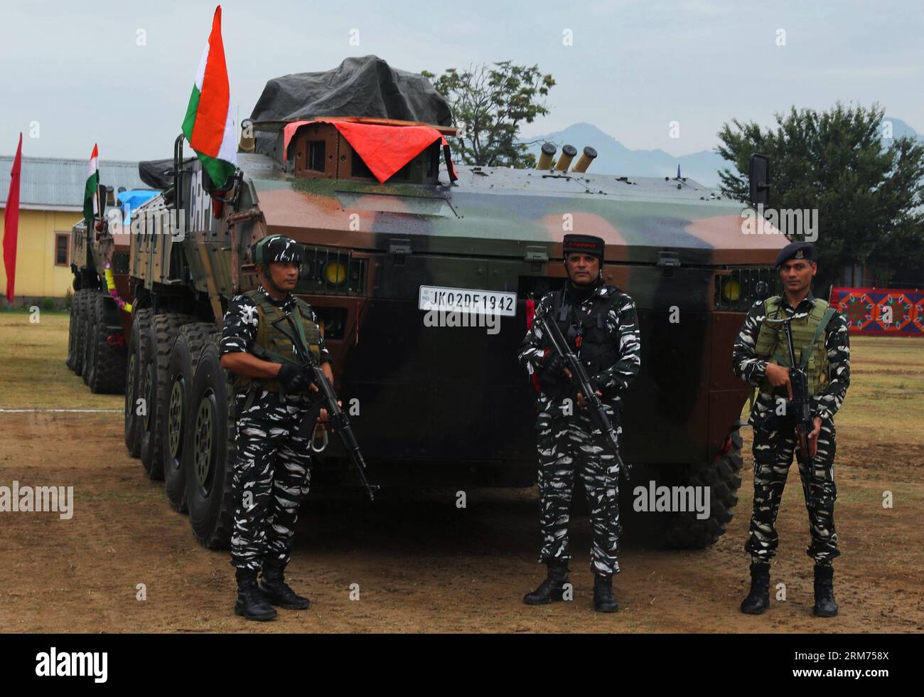 India made wheeled armoured amphibious platform hi-res stock ...