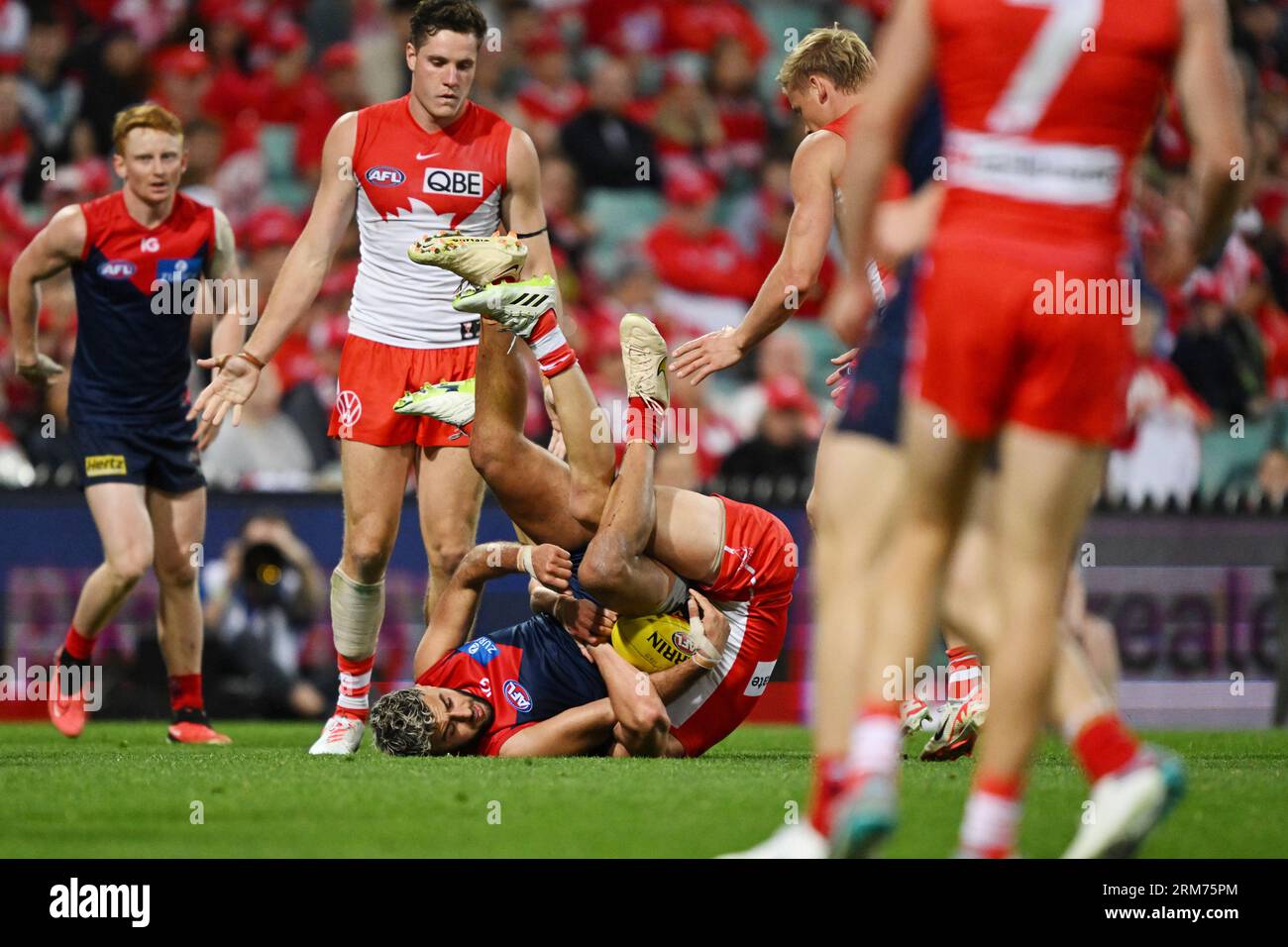 Sydney, Australia. 27th Aug, 2023. Christian Salem of the Demons is ...