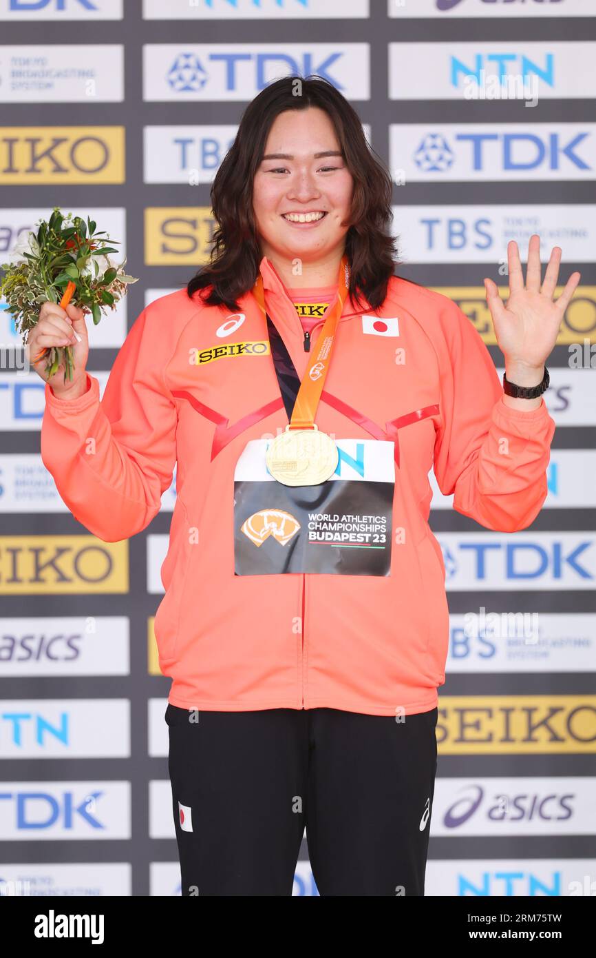 National Athletics Centre, Budapest, Hungary. 26th Aug, 2023. Haruka ...