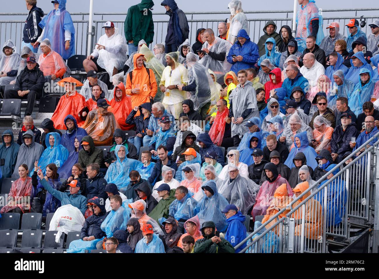ZANDVOORT, NETHERLANDS - AUGUST 26: fans on the grandstands free ...