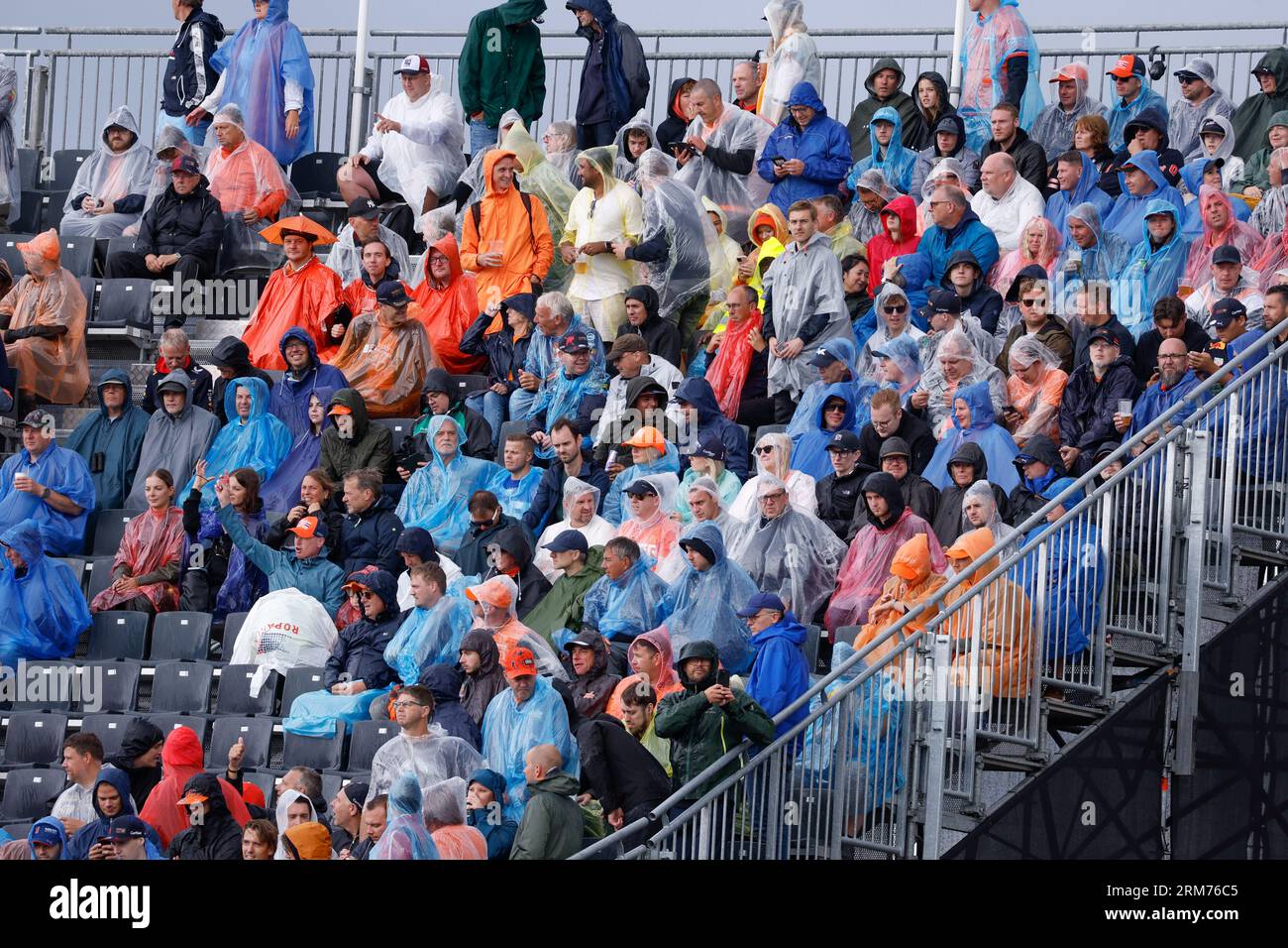 ZANDVOORT, NETHERLANDS - AUGUST 26: fans on the grandstands free ...