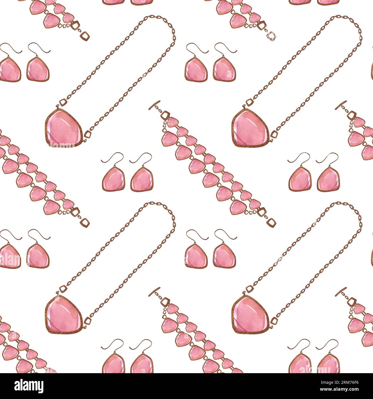 Seamless pattern golden chains hi-res stock photography and images - Alamy