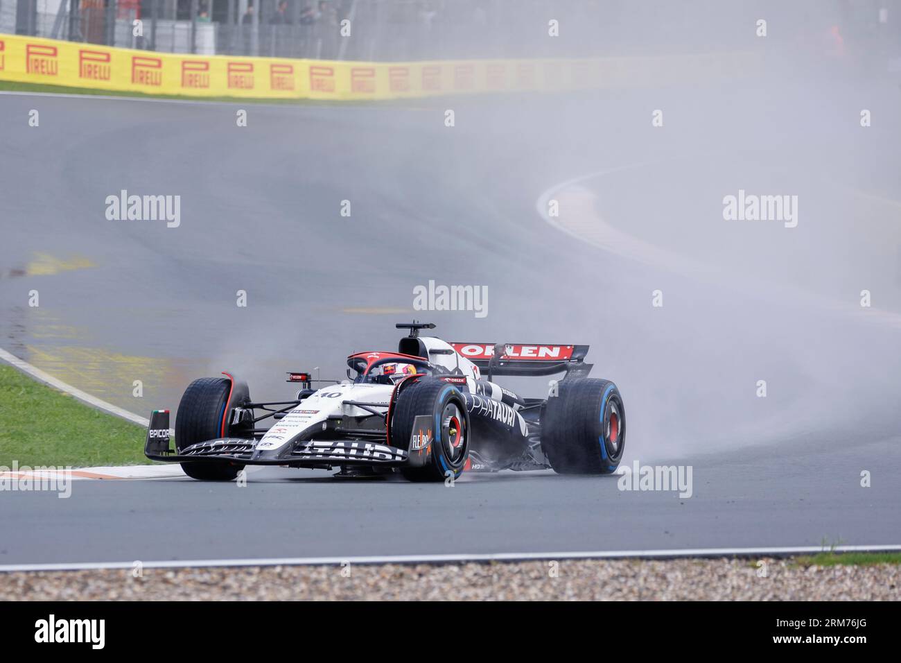 ZANDVOORT, NETHERLANDS - AUGUST 26: Liam Lawson of Scuderia AlphaTauri ...