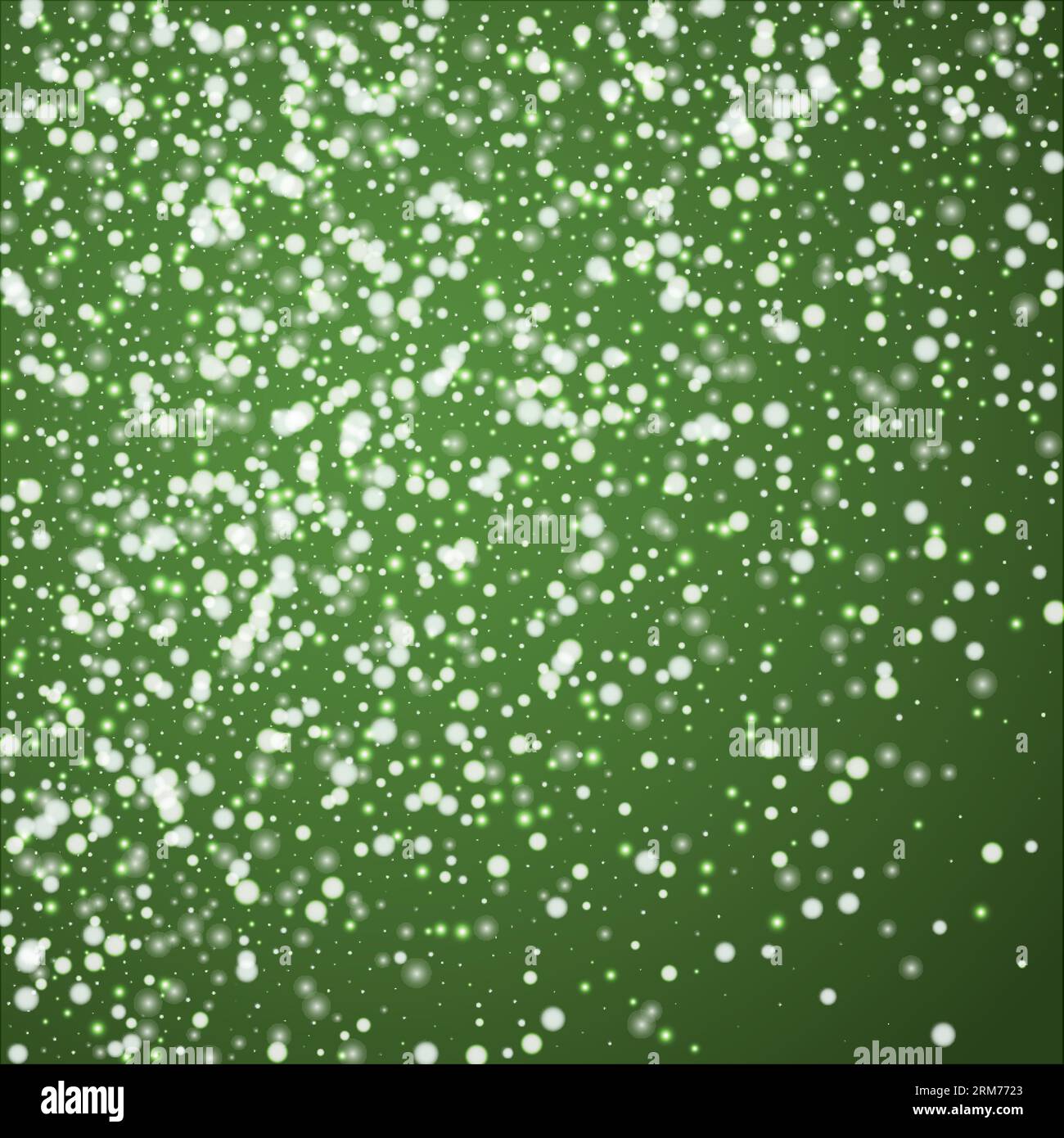 Beautiful snowfall christmas background. Subtle flying snow flakes and ...