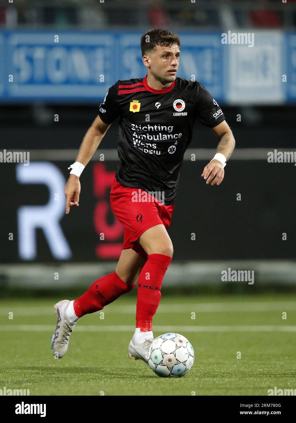 ROTTERDAM - Lazaros Lamprou of sbv Excelsior during the Dutch premier ...