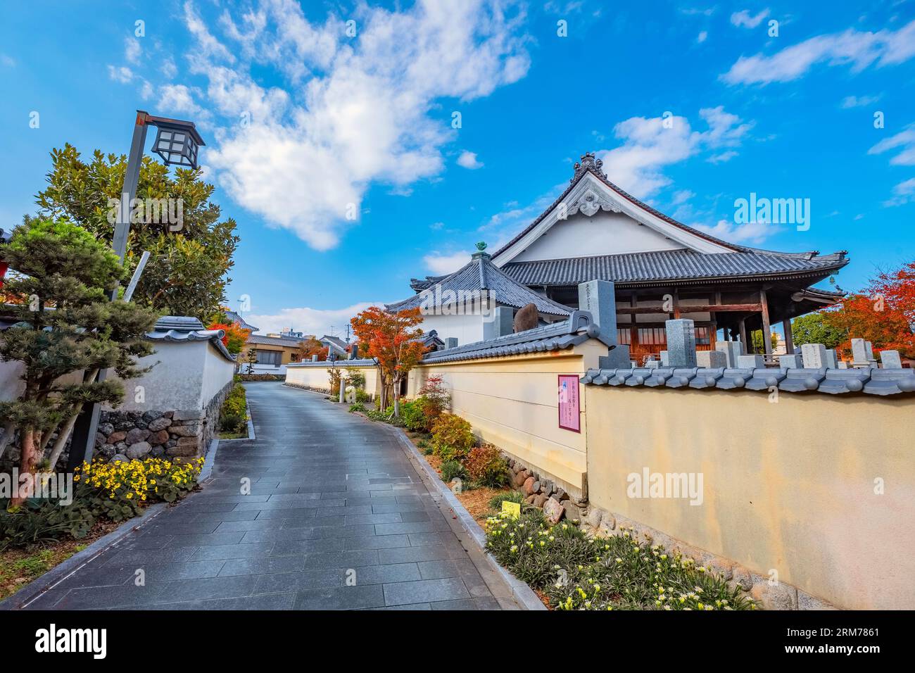 Nakatsu, Japan - Nov 26 2022: Myoren-ji Temple situated a little south ...