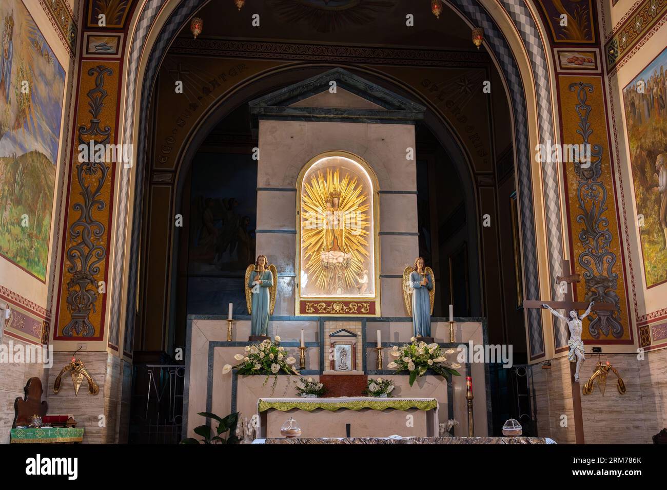 The sanctuary of the Madonna dello Splendore is a cult building in ...