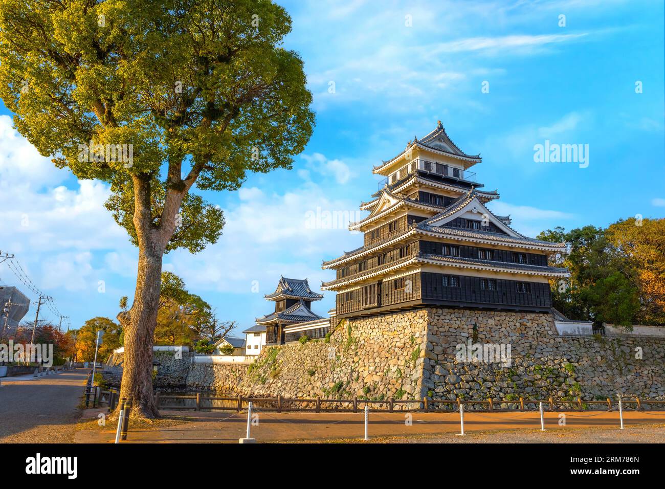 Nakatsu, Japan - Nov 26 2022: Nakatsu Castle known as one of the three ...