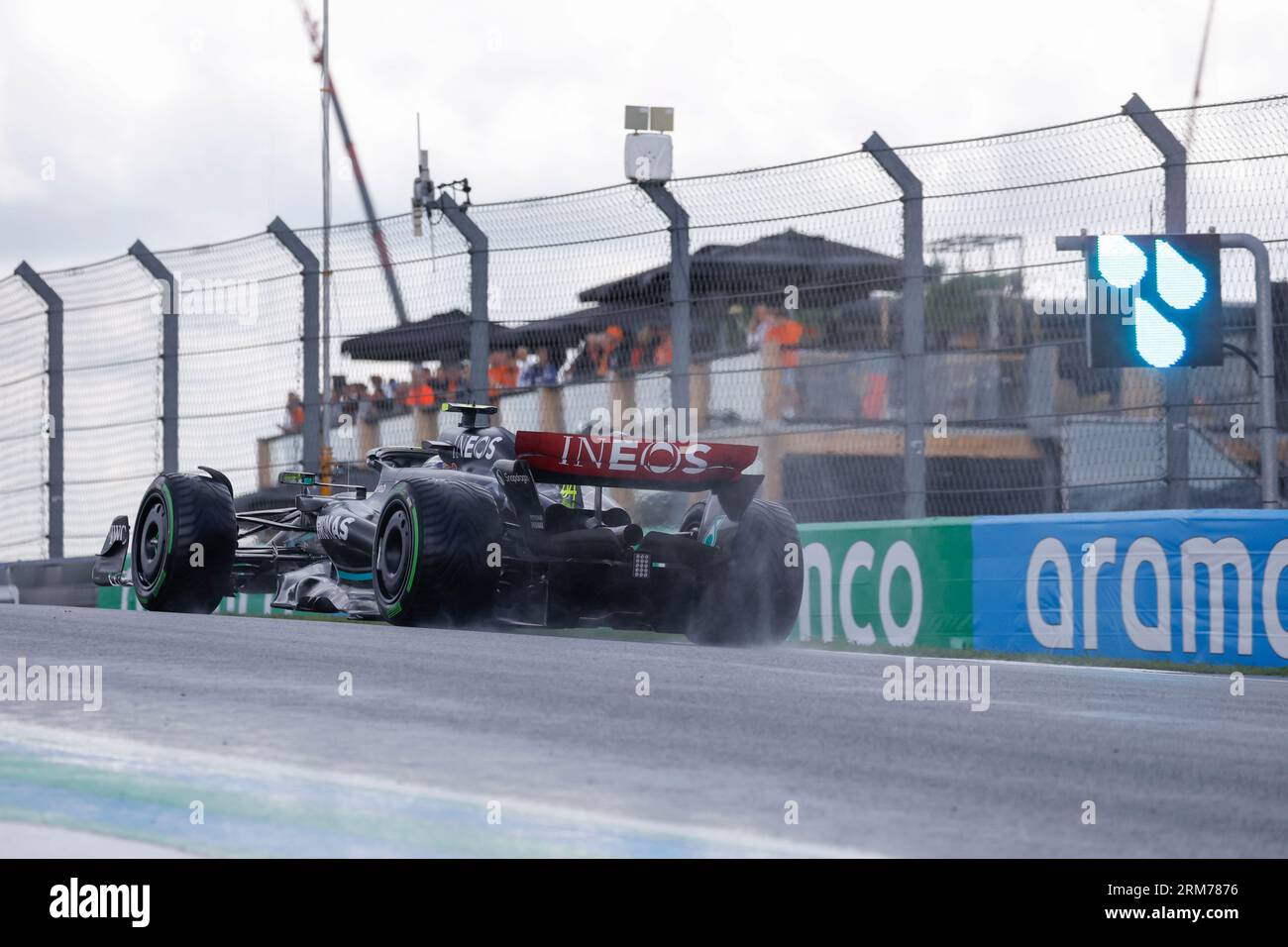 ZANDVOORT, NETHERLANDS - AUGUST 26: Lewis Hamilton of Mercedes-AMG ...
