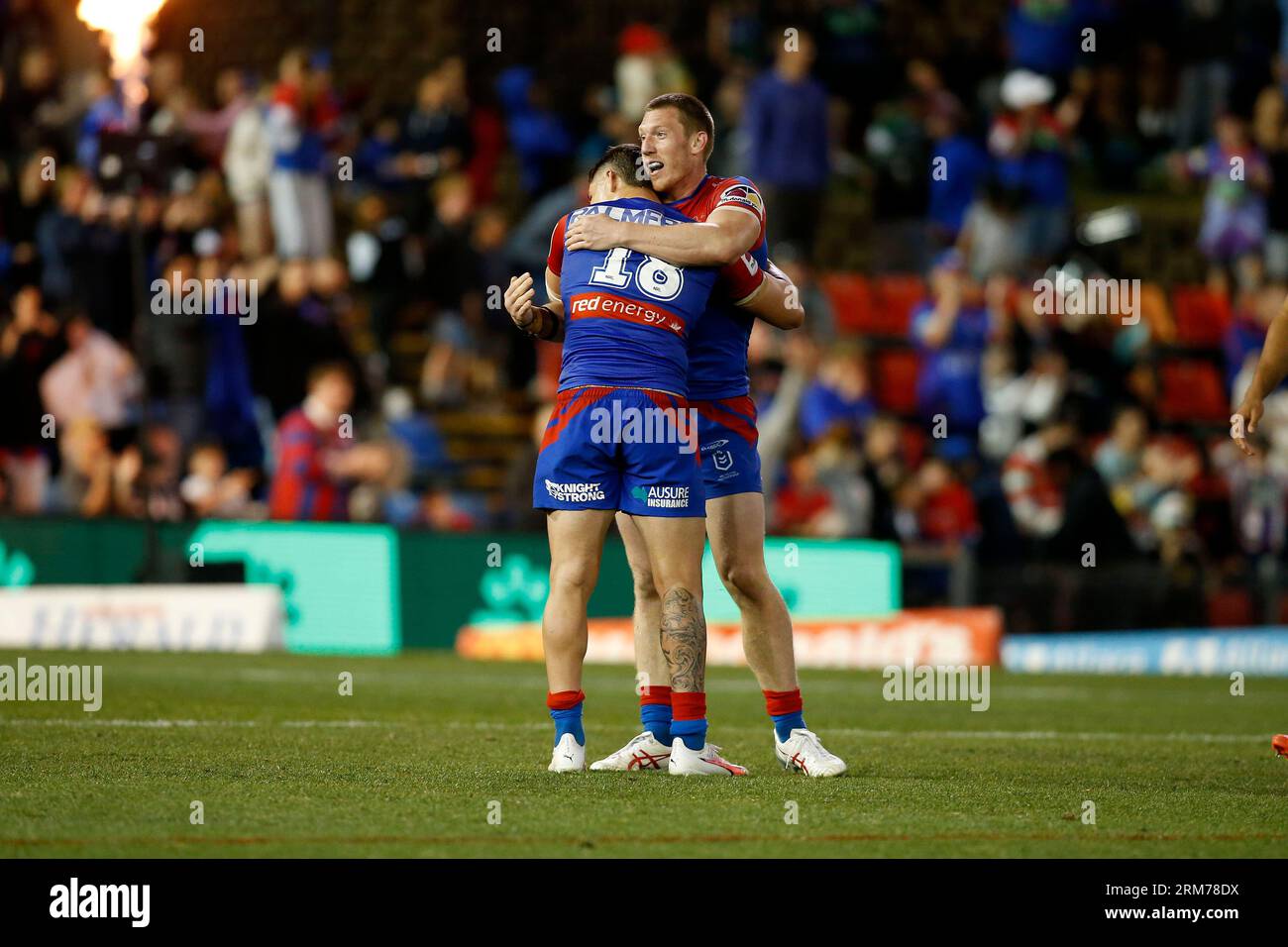 Newcastle, Australia. 27th Aug, 2023. Dylan Lucas and Jack Hetherington ...