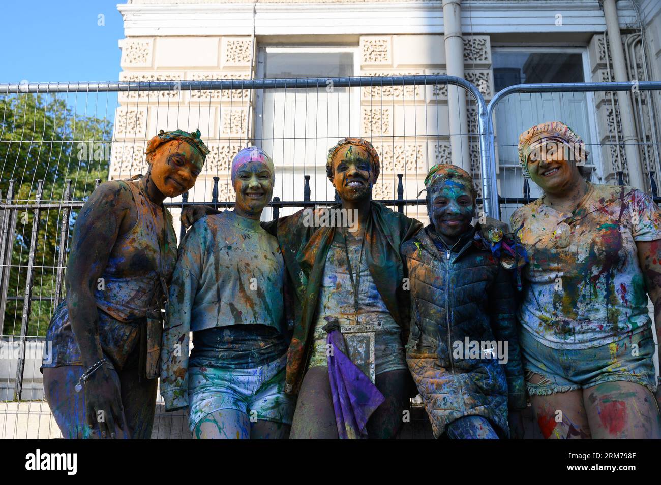 London, UK. 27th Aug, 2023. J’ouvert or Jouvay is the start of the ...