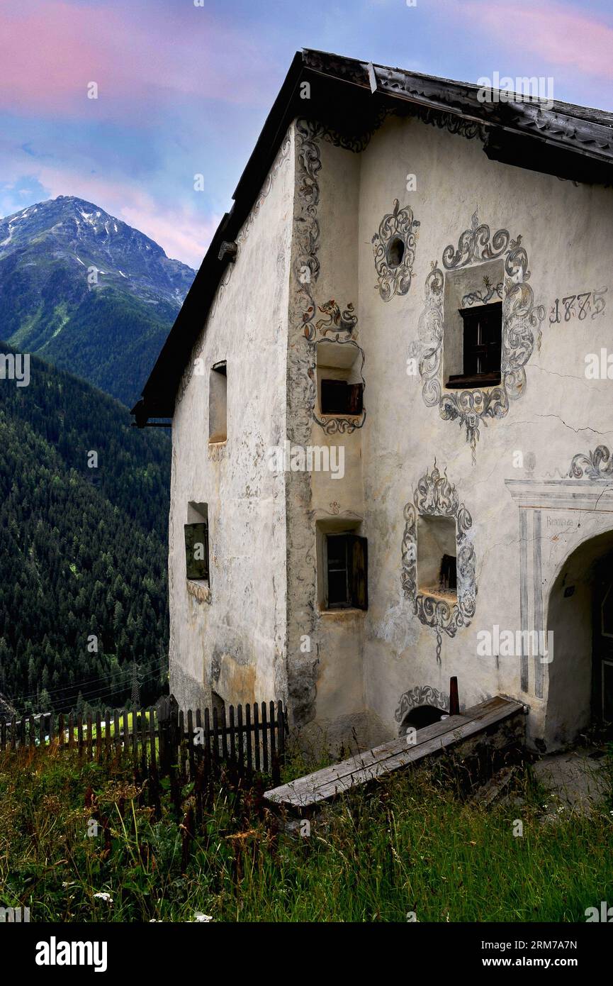 Romansh speaking village hi-res stock photography and images - Alamy