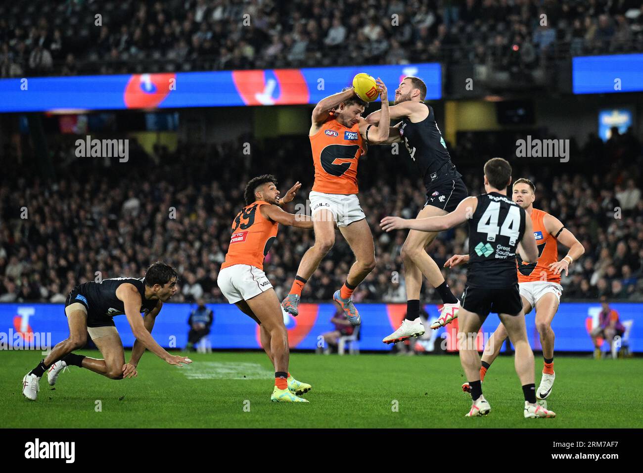 Melbourne, Australia. 27th Aug, 2023. Harry Perryman of the Giants ...