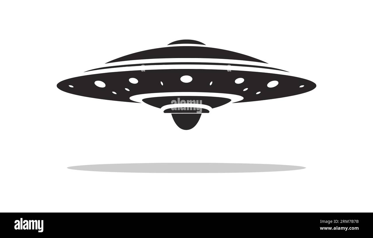 flat ufo icon design, simple alien ship symbol . Vector illustration ...