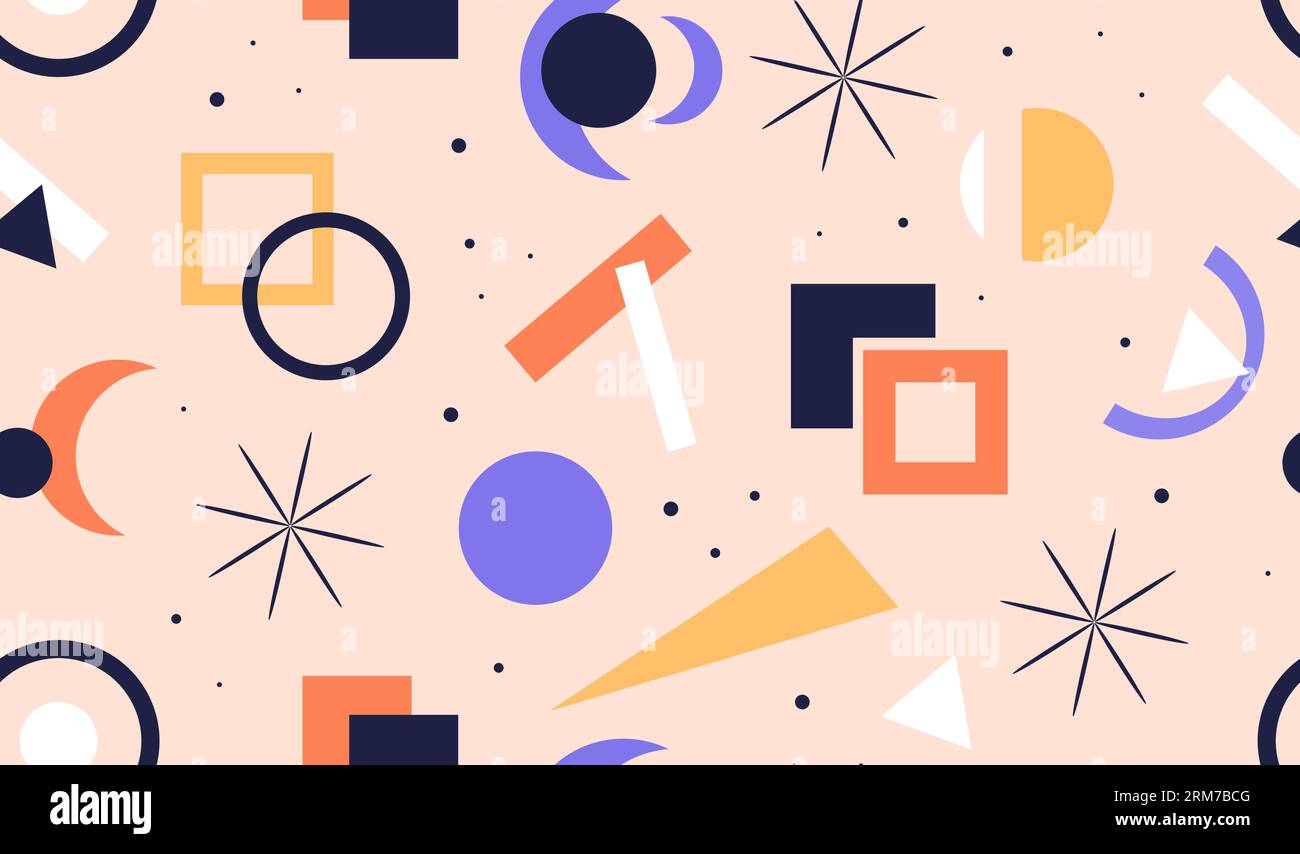Vector simple geometric shapes hi-res stock photography and images - Alamy