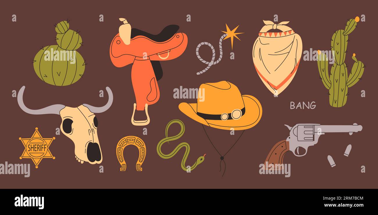 Wild west snake Stock Vector Images - Alamy