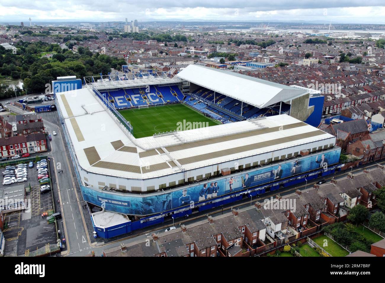 Aerial view of goodison park hi-res stock photography and images - Alamy