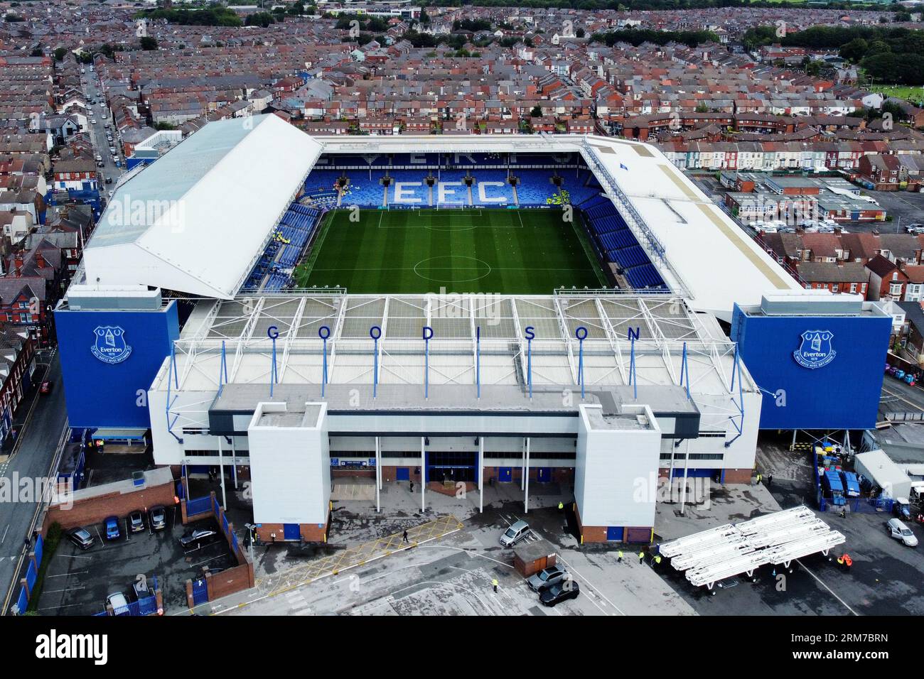 Aerial view of goodison park hi-res stock photography and images - Alamy
