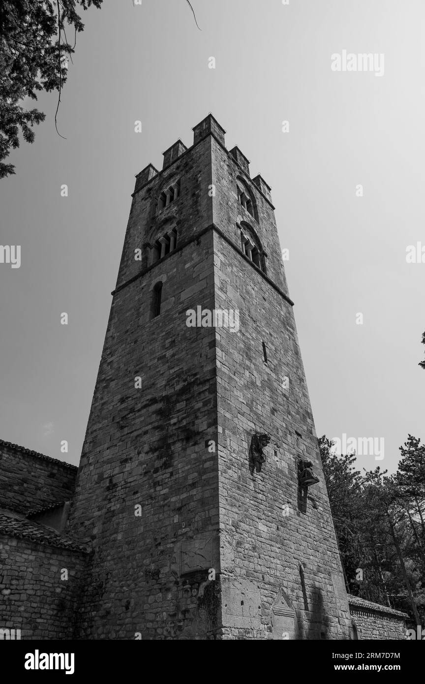 Surrounded by pines, in an area already inhabited in Roman times, the ...