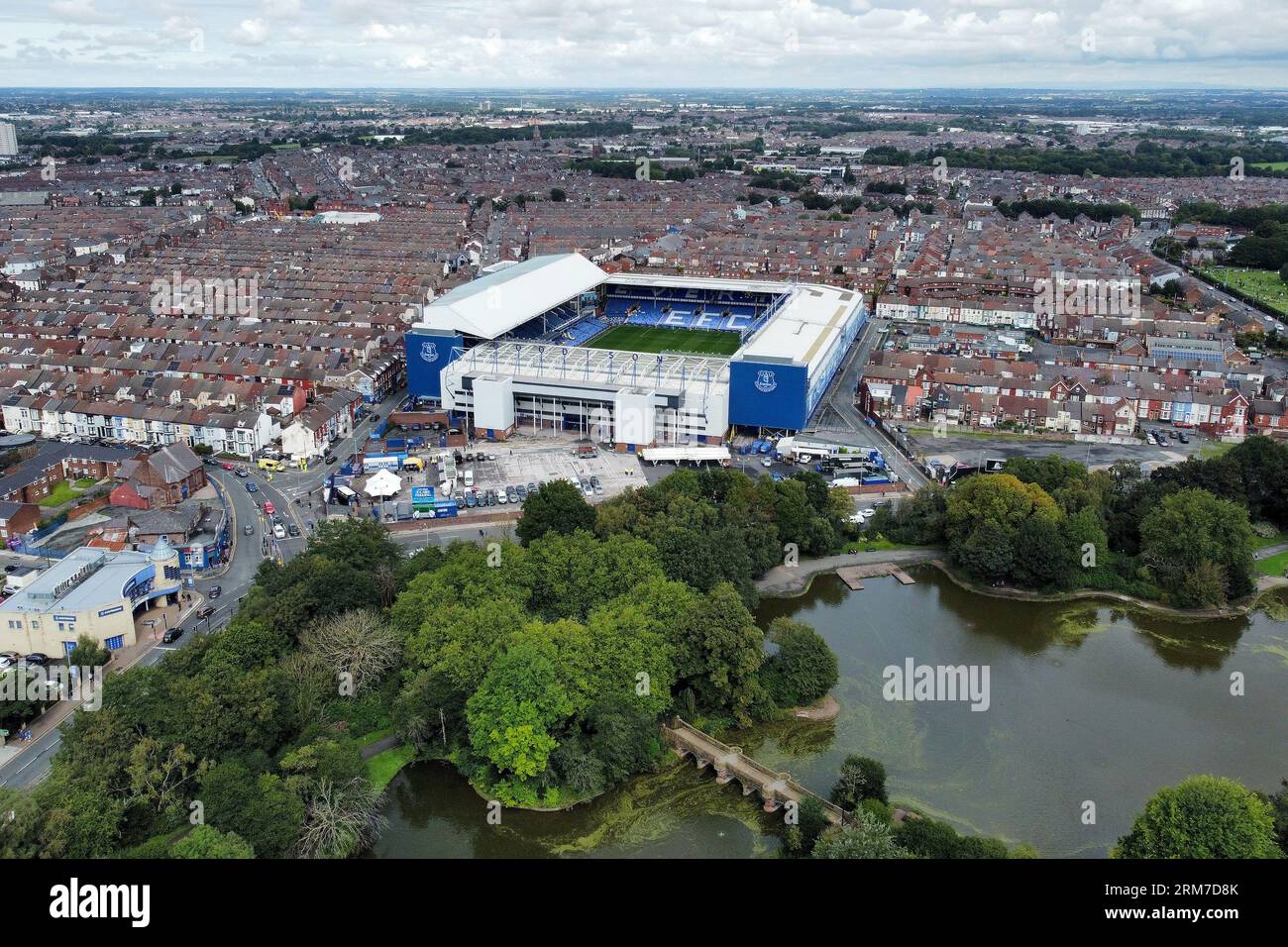 Aerial view of goodison park hi-res stock photography and images - Alamy