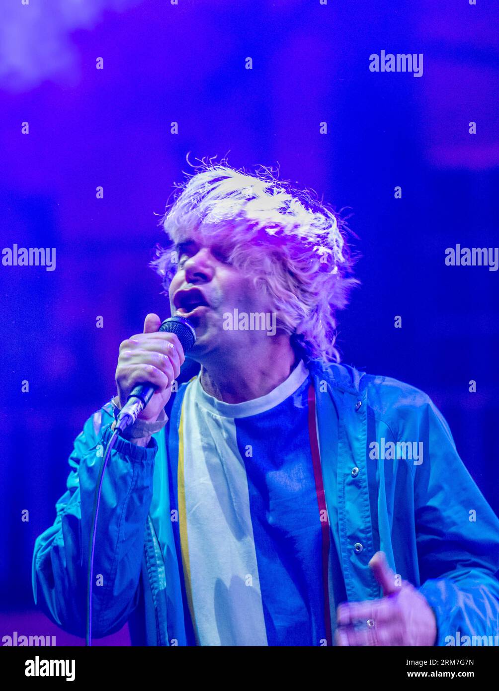 Halifax, UK. 26th Aug, 2023. Tim Burgess and his band The Charlatans ...