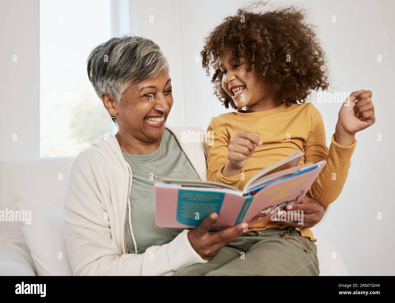 Laughing Children Reading