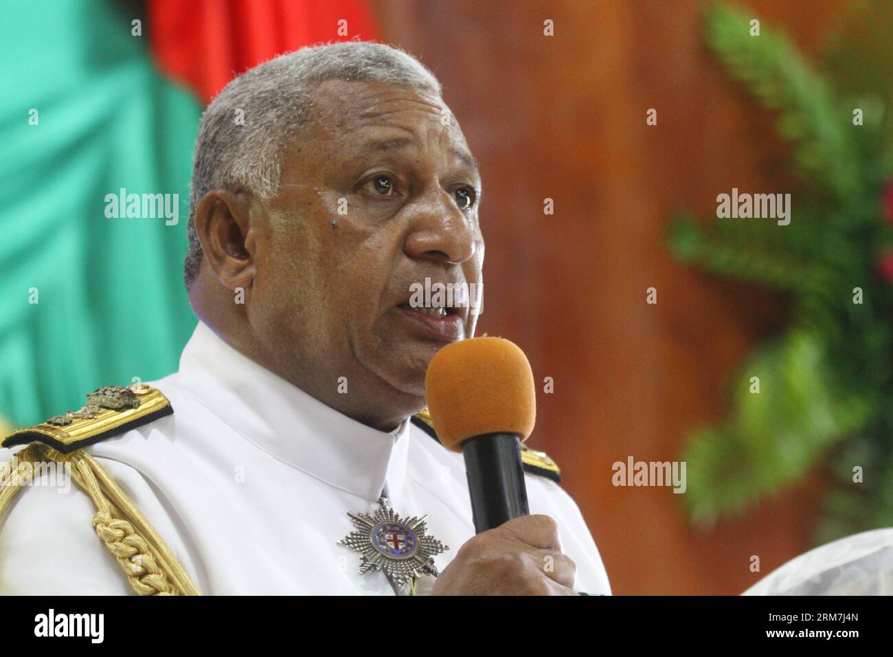 (140305) -- SUVA, March 5, 2014 (Xinhua) -- Fijian Prime Minister ...