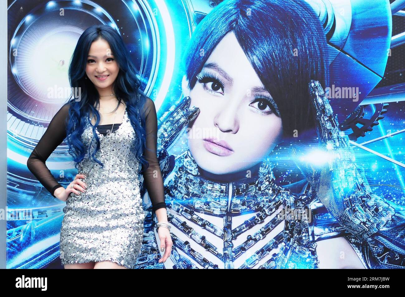 TAIPEI Singer Angela Chang poses at a press conference on her new album ...