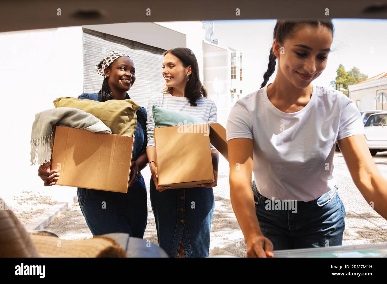 Multiracial neighbors hi-res stock photography and images - Alamy