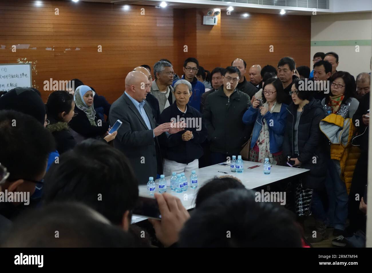 Hugh Dunleavy, director of commercial of the Malaysia Airlines, meets ...