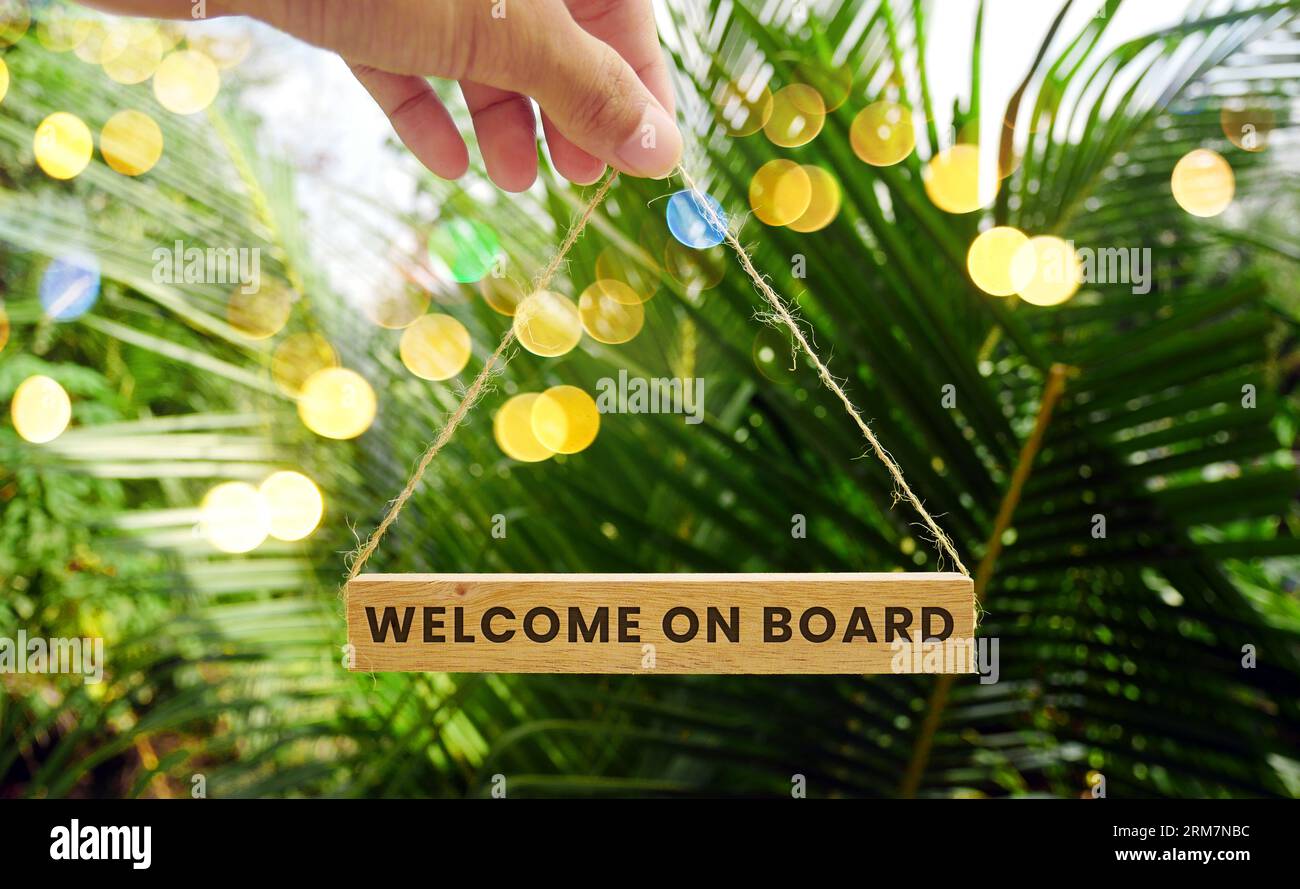Welcome on board hi-res stock photography and images - Alamy