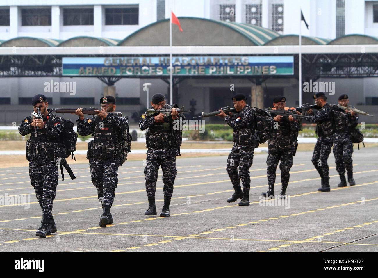 Scout rangers from the Armed Forces of the Philippines (AFP ...